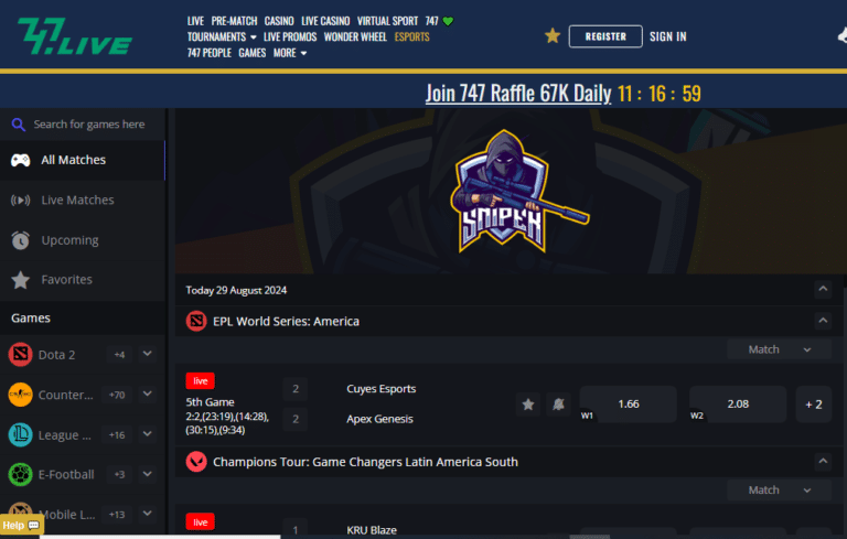 Home - 747live | 747live Online Betting Casino